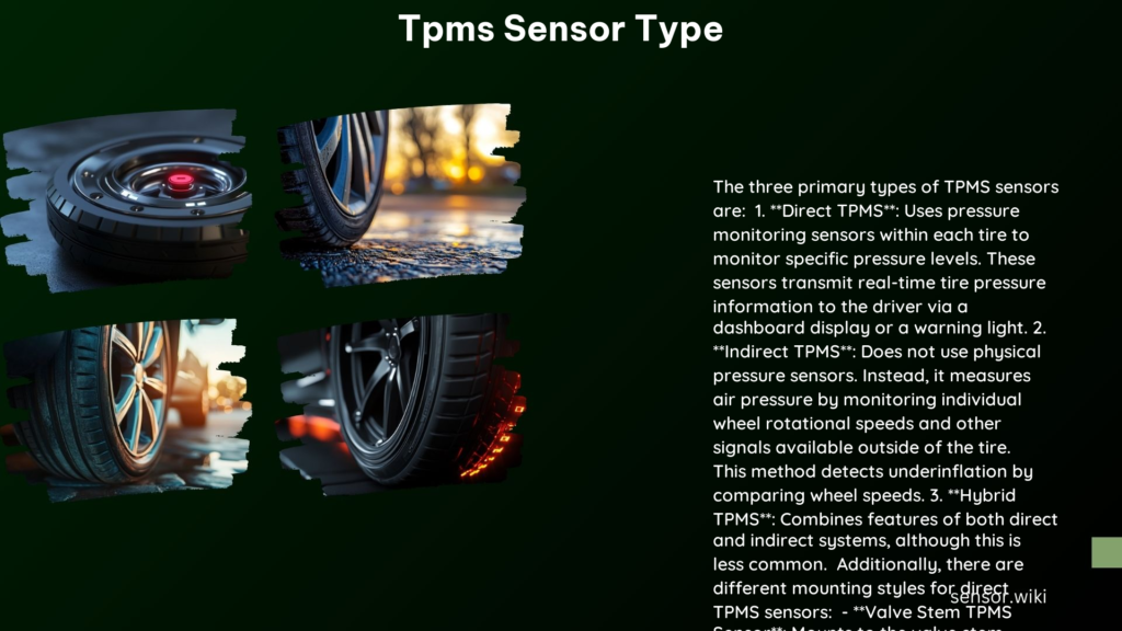 Comprehensive Guide to TPMS Sensor Types - sensor.wiki