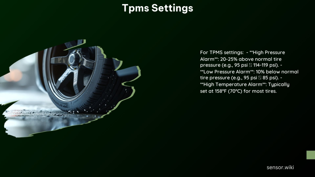 TPMS Settings: A Comprehensive Guide - sensor.wiki