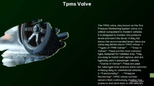 The Comprehensive Guide to TPMS Valves: A Technical Breakdown - sensor.wiki