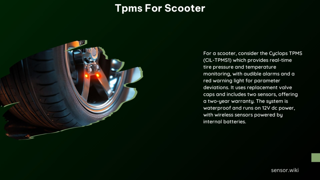 The Ultimate Guide to TPMS for Scooters: Ensuring Optimal Tire Performance and Safety - sensor.wiki