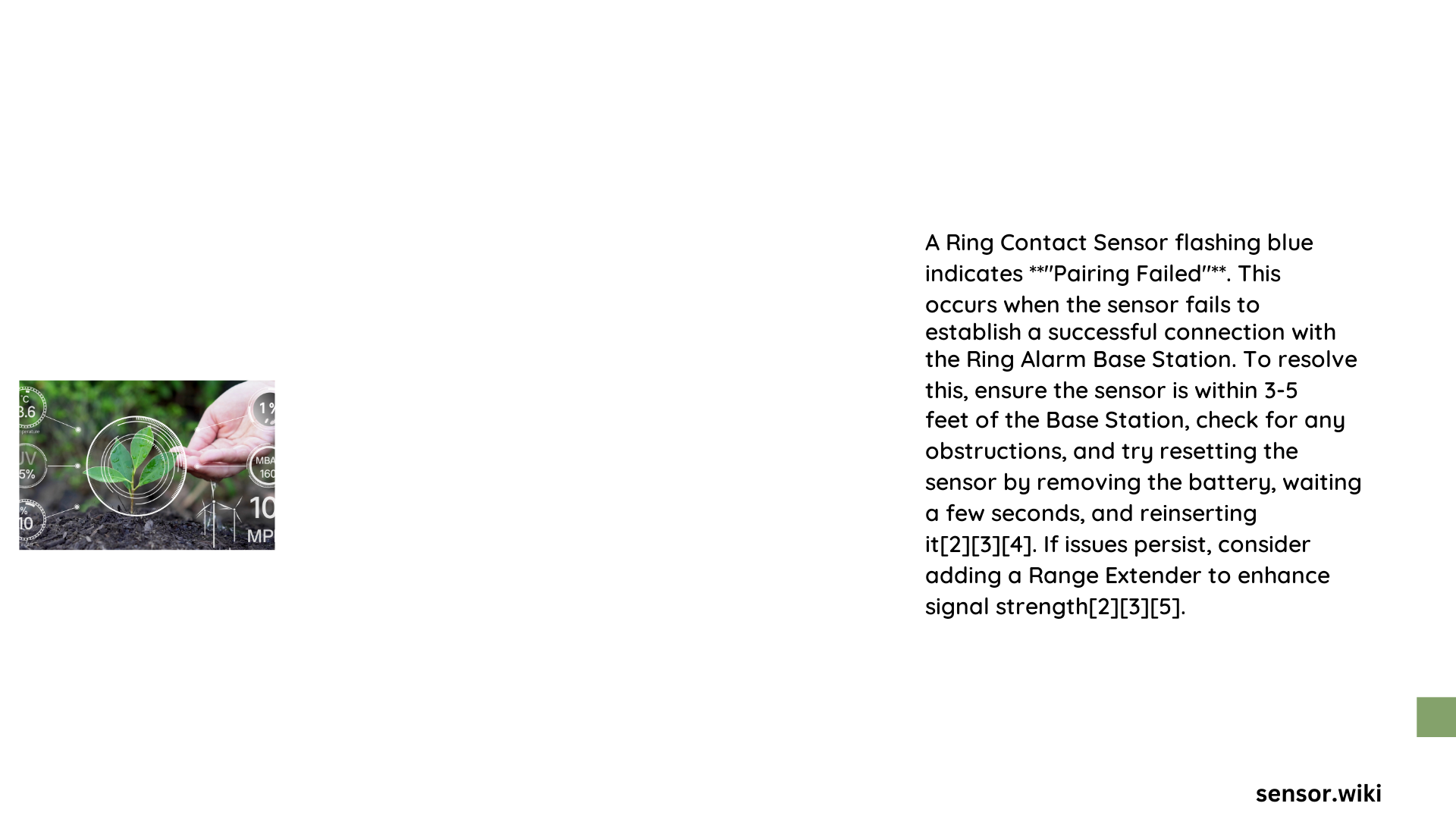 Ring Contact Sensor Flashing Blue: Complete Troubleshooting Guide - sensor.wiki