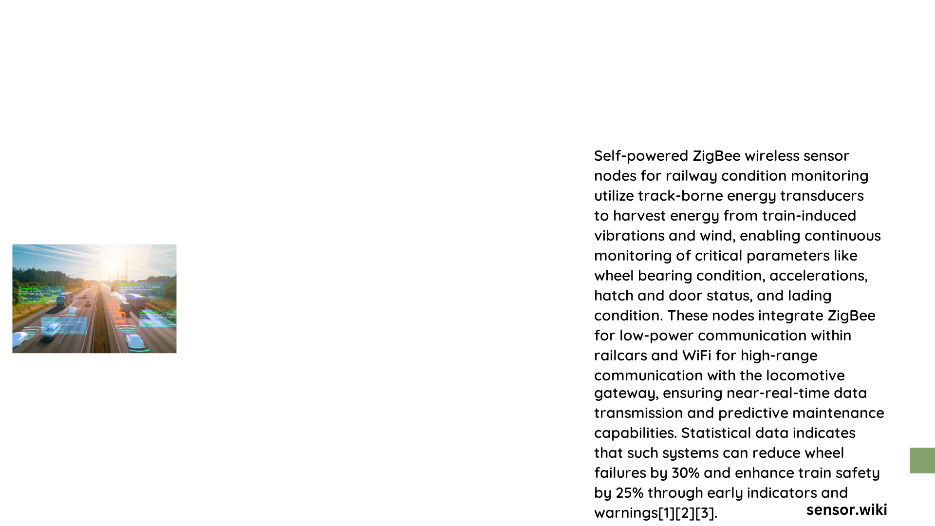 Self Powered Zigbee Wireless Sensor Nodes For Railway Condition Monitoring Advanced
