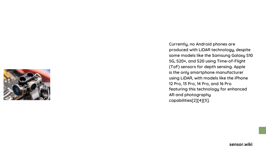 LiDAR Sensor Android Phones: Comprehensive Guide to Technology and ...