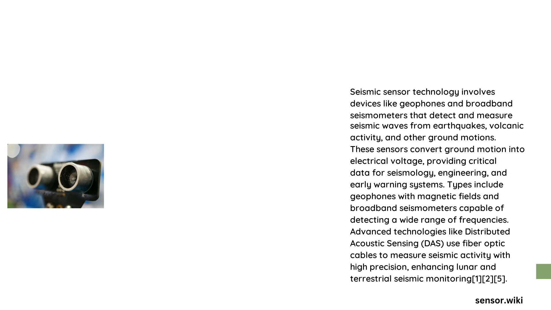 Seismic Sensor Technology: Advanced Techniques for Precise Earth Movement Detection - sensor.wiki