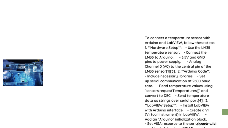 Temperature Sensor With Arduino And Labview Complete Integration Guide